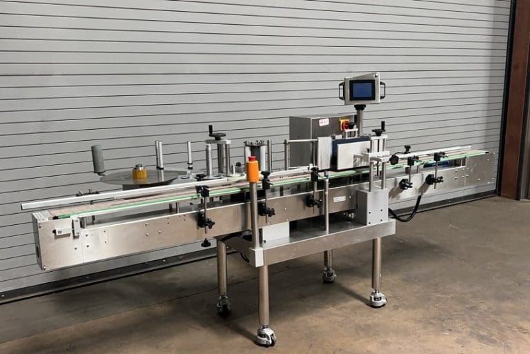 CVC 302 PRESSURE SENSITIVE WRAP BOTTLE LABELER - Used Packaging