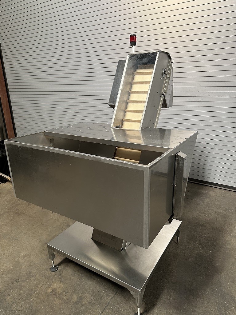 PSG 30 CU FT STAINLESS CAP FEED HOPPER FEEDER | Used Packaging ...