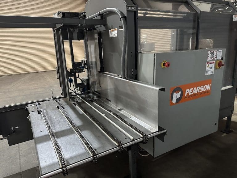 PEARSON CE25 AUTOMATIC CASE ERECTOR WITH BOTTOM TAPER BOX FORMER | Used ...