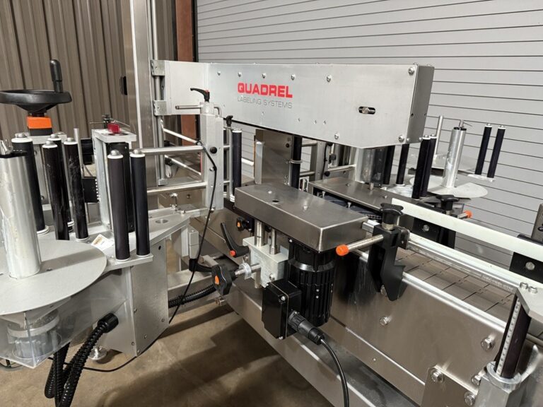 2020 Quadrel Techline Front and Back Pressure Sensitive Labeler